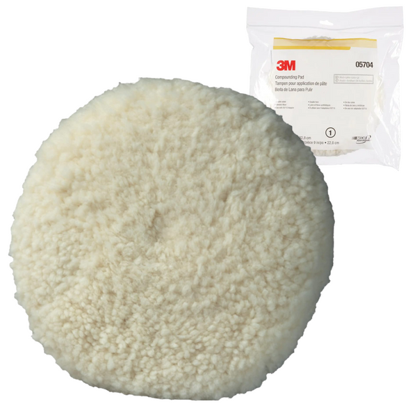 3M Wool Compounding Pad, Double sided, 203 mm, 05704 – Autohub Pakistan