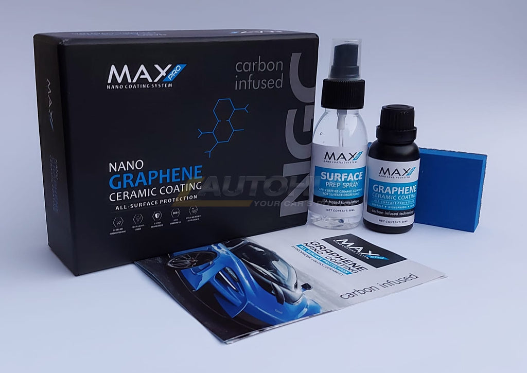 Max Pro Nano Graphene Ceramic Coating 30ml – Autohub Pakistan